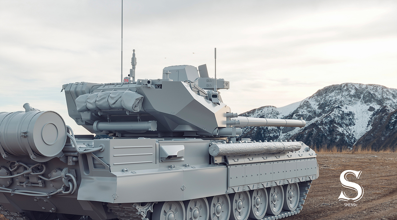 T-95（object195）_青九CGI-站酷ZCOOL