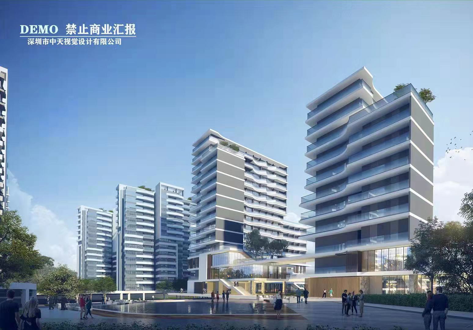 深圳西涌商住效果图设计_中天视觉-站酷ZCOOL