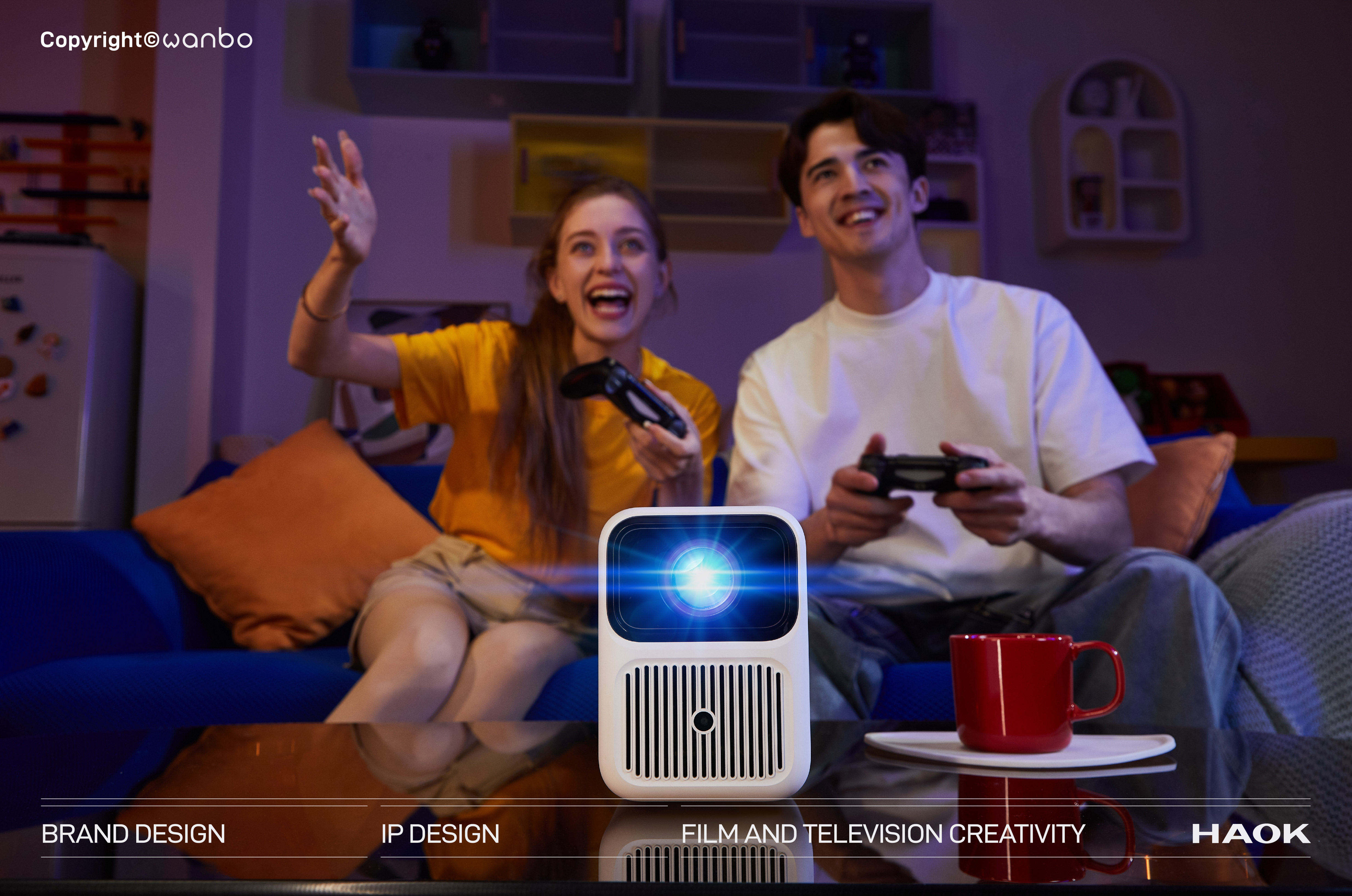 HAOK视觉服务|WANBO-DaLI投影仪_浩可时代-站酷ZCOOL