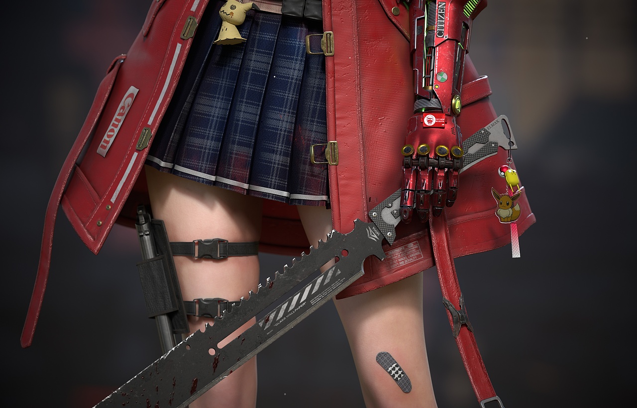 机甲系少女来袭，也泰酷辣吧！_依古奈斯eugin-站酷ZCOOL