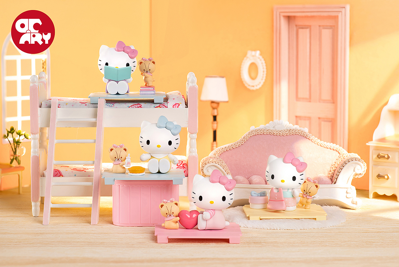 萌趣 三丽鸥HelloKitty甜心玩伴盲盒手办拍摄_Dgary摄影-站酷ZCOOL