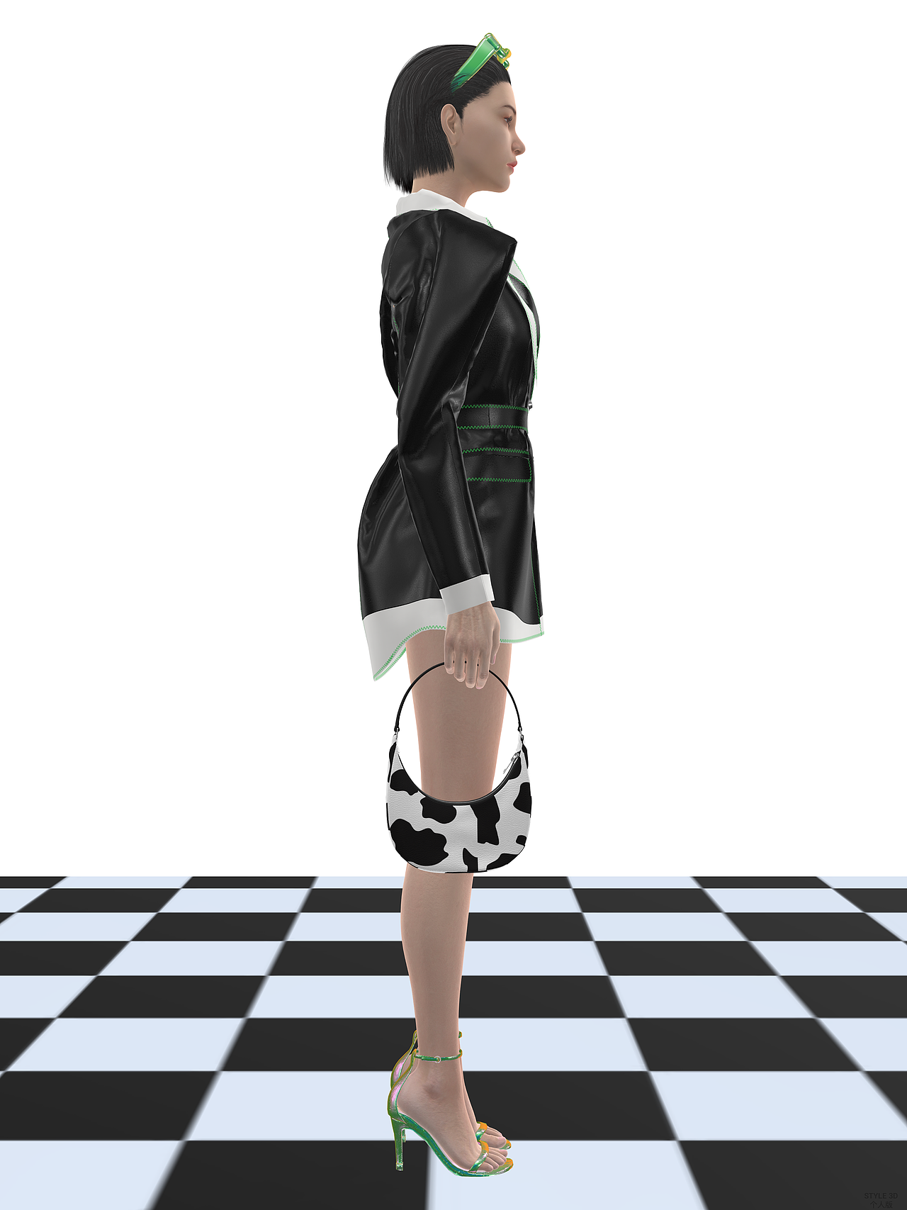 虚拟服装一原创服装设计2D转3D新尝试_会画画的小裁缝-站酷ZCOOL