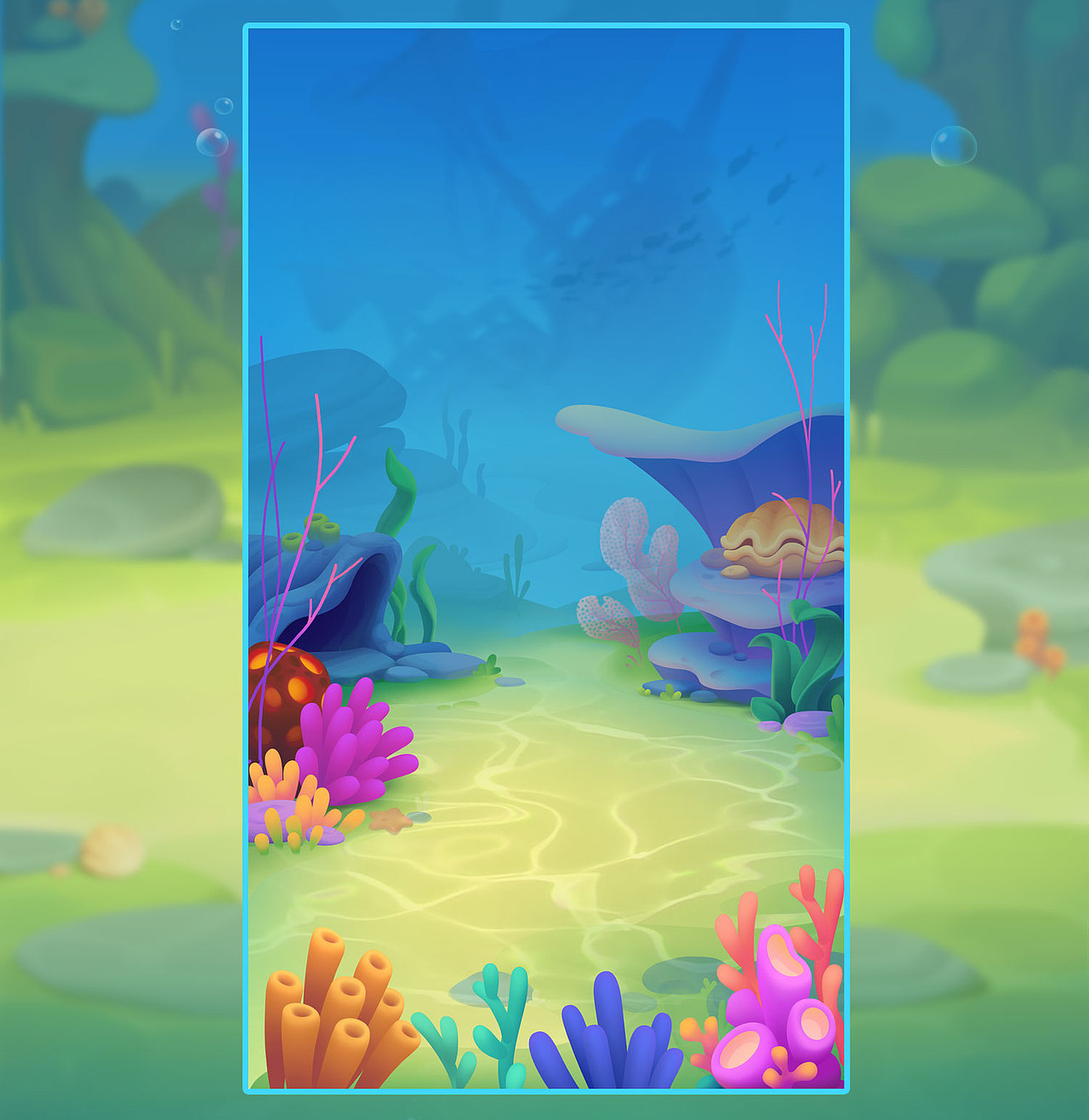 solitaire fish 欧美风格小游戏概念设计合集_王的沙发-站酷ZCOOL