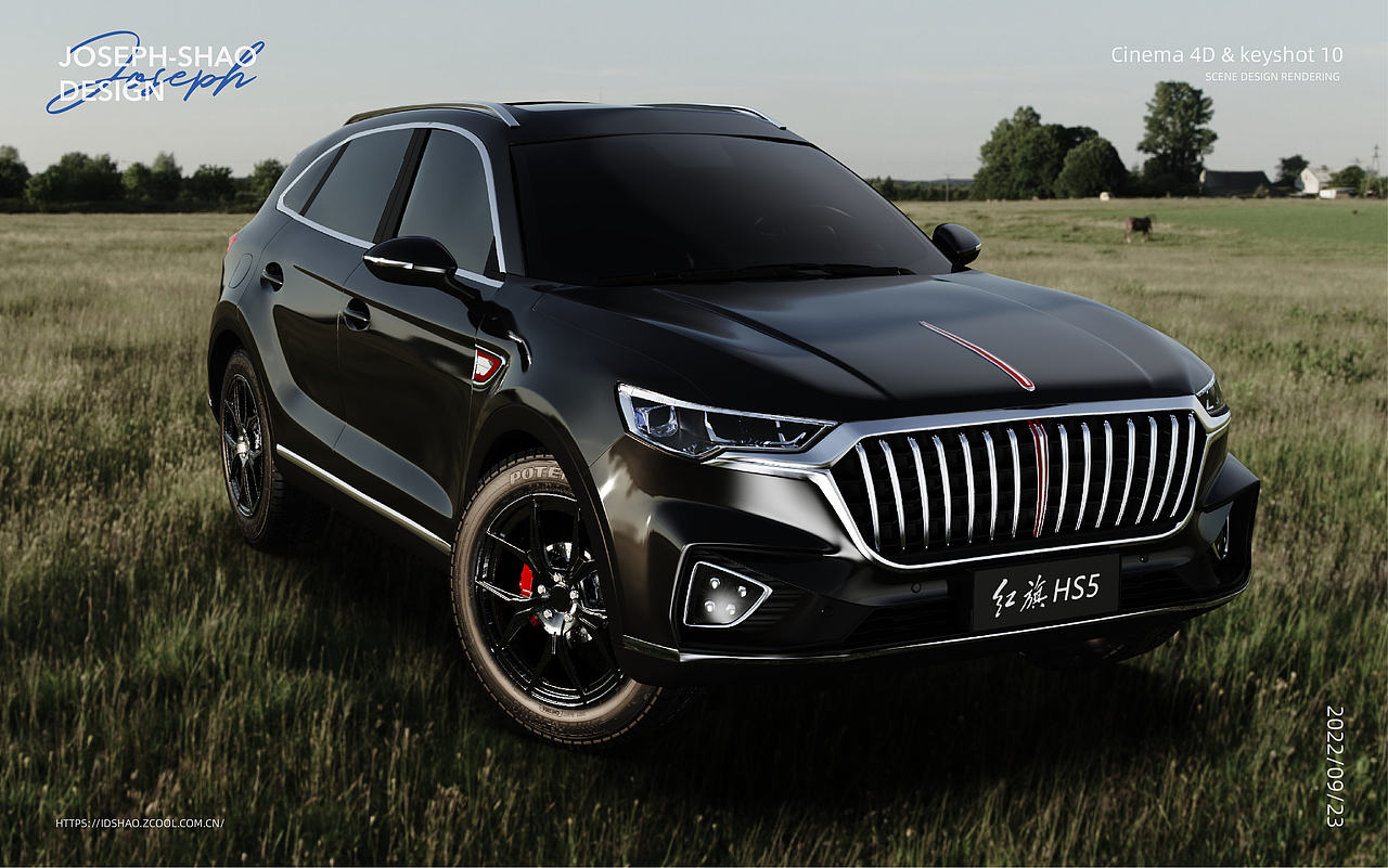 红旗 HS5 | CGI渲染_Joseph_Shao-站酷ZCOOL