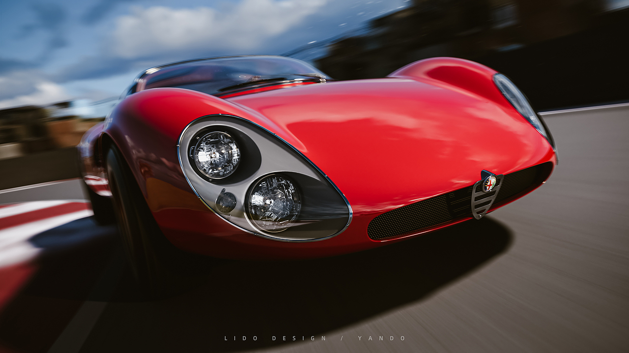 Alfa Romeo Tipo 33 Stradale_LIDODESIGN-站酷ZCOOL