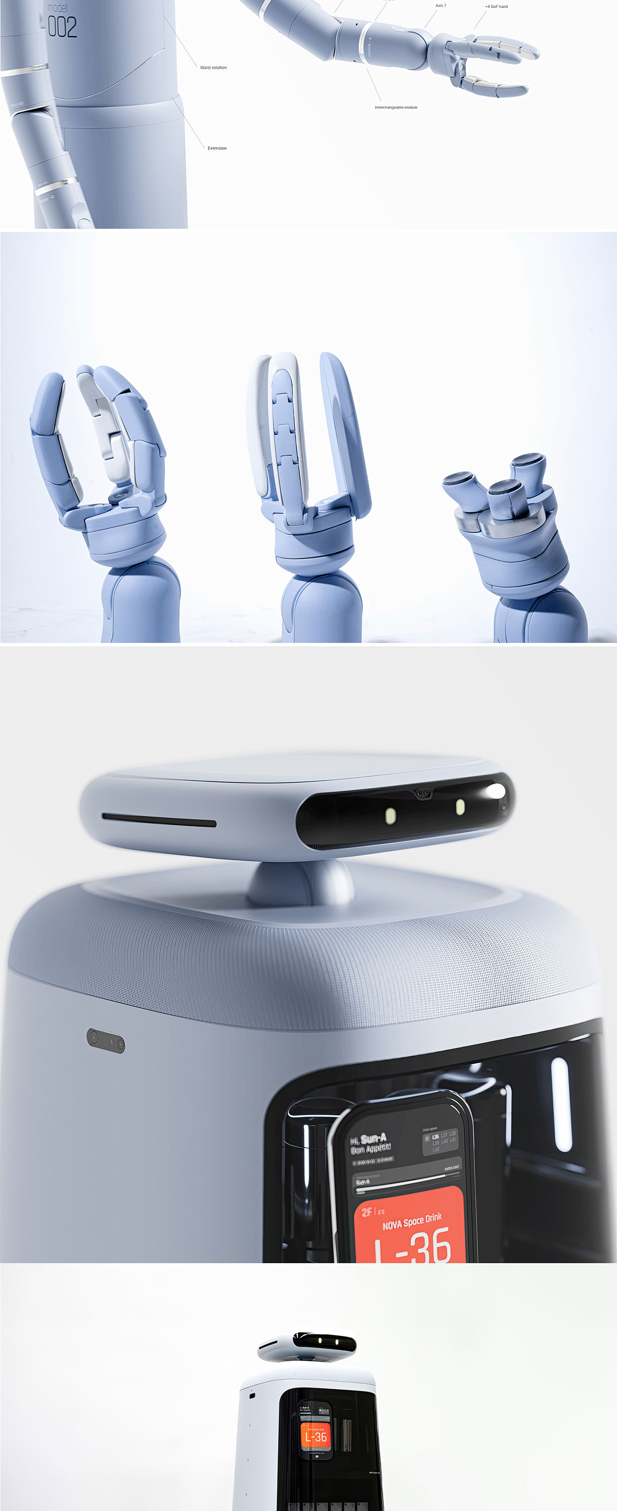 MediBot医疗机器人概念渲染设计_lihuaiyuaa-站酷ZCOOL