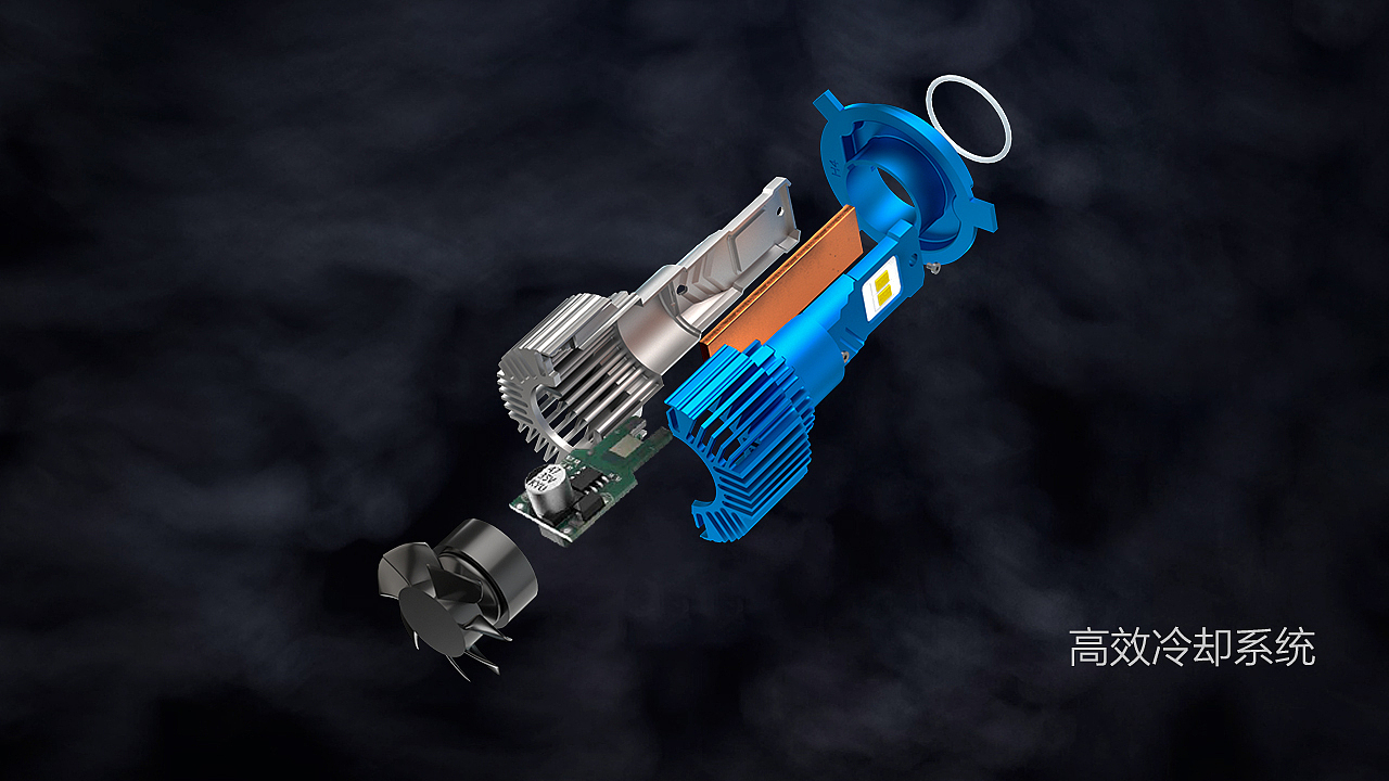 C4D案例 LED灯建模渲染_白木Ww-站酷ZCOOL