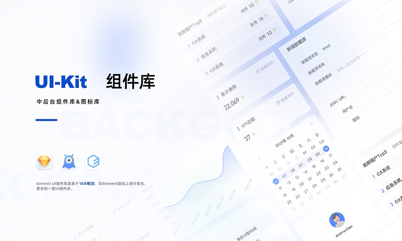 UI-kit组件库|UI|Other UI|Aqua湖蓝UI_Original作品-站酷ZCOOL