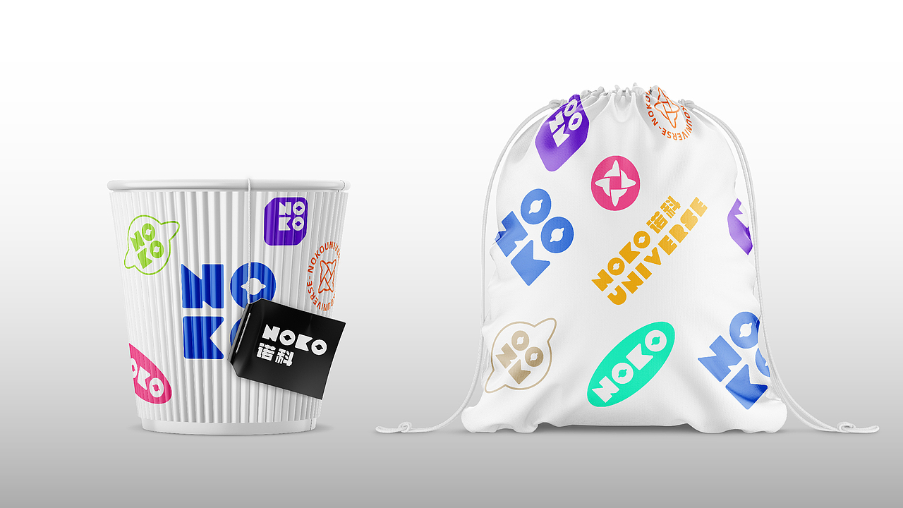 NOKO潮流服饰品牌LOGO设计｜时尚｜服装牌LOGO VI设计_艾亿客设计-站酷ZCOOL