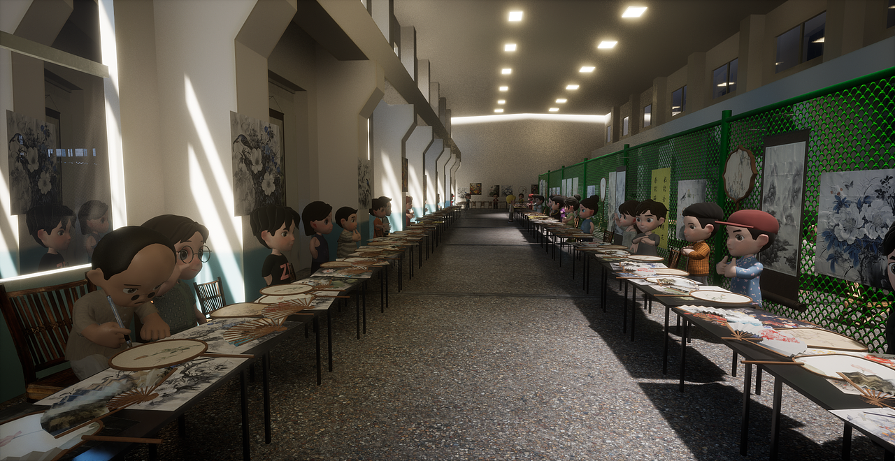 UE5/UE4山东淄博八大局数字景区_旋律纠缠-站酷ZCOOL