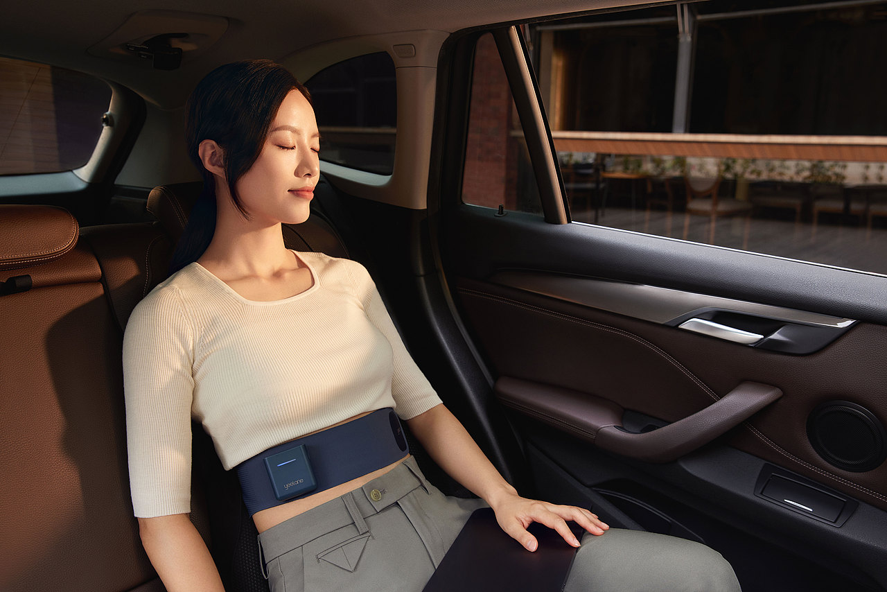 腰椎腰部按摩器-Yeelane/半圆角设计_半圆角工业设计-站酷ZCOOL