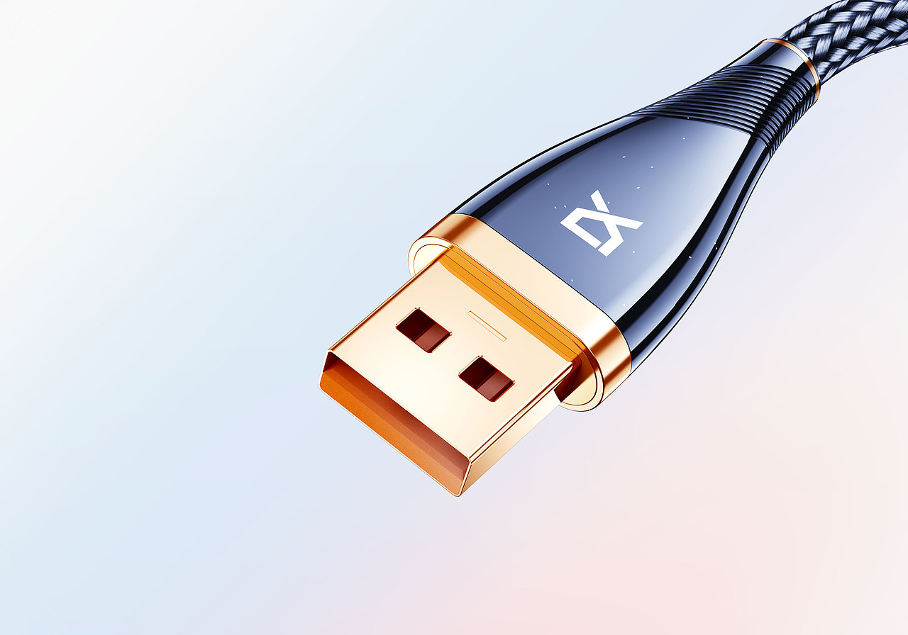 20230305-产品渲染-数据线_叫大雄好了-站酷ZCOOL