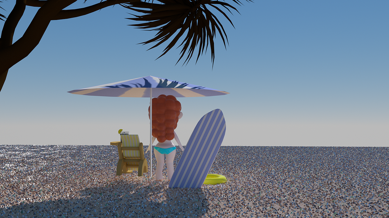 潮玩IP|KiKi|和KiKi一起看海_日斤_-站酷ZCOOL