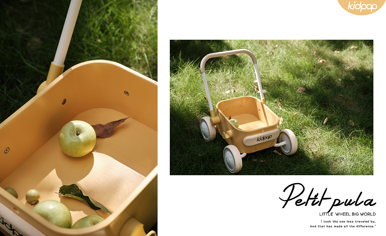 [Kidpop | pula学步小推车--成为更可爱的小孩]_瞌睡蜜蜂-站酷ZCOOL