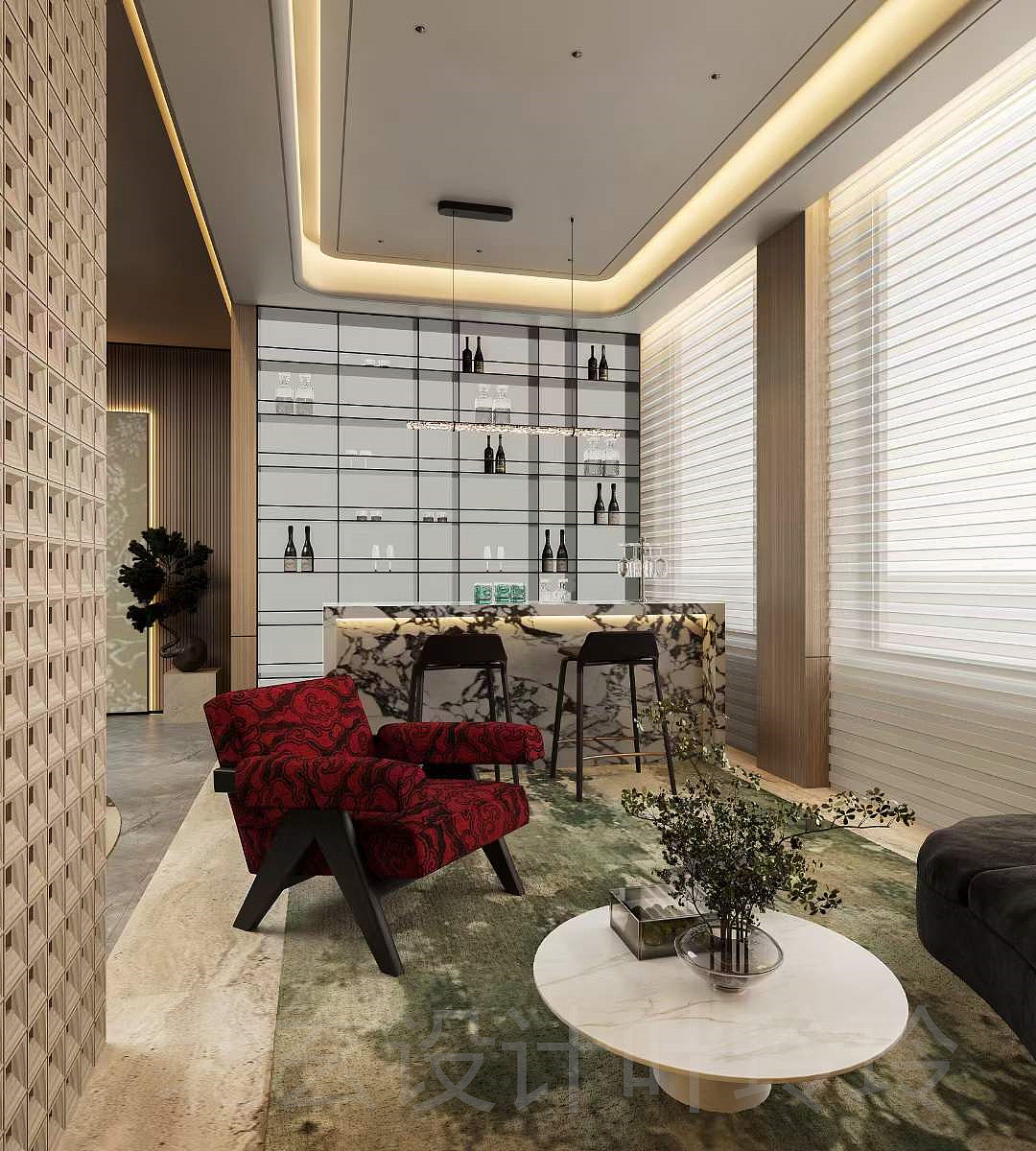 私人会所新中式包厢餐厅🍽面积｜80 ㎡_设计师叶玲玲-站酷ZCOOL