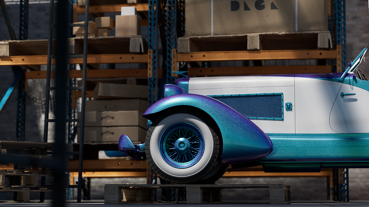 Duesenberg SJ Speedster 1933_CG_聽風s-站酷ZCOOL