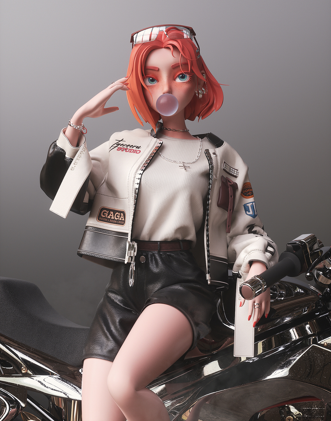 原创/三维风格化人物_AIoo-站酷ZCOOL