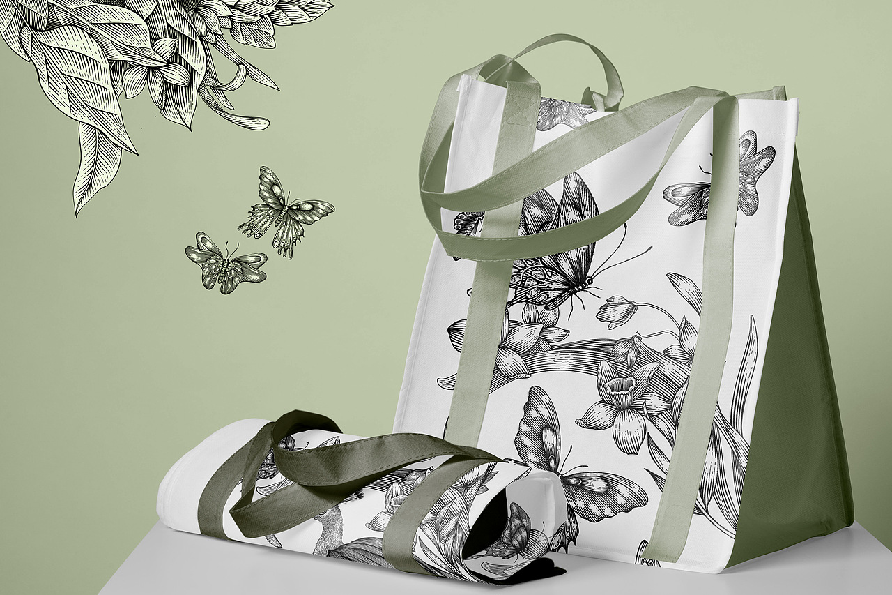 版画风格包装插画|重生幻境_kk奥利-站酷ZCOOL