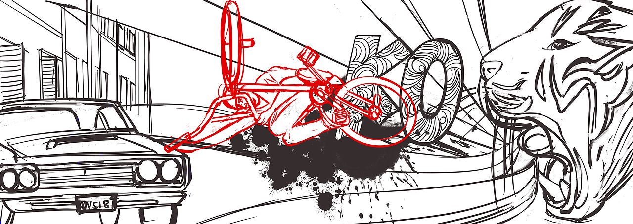 极限运动主题海报_张征MP1949-站酷ZCOOL