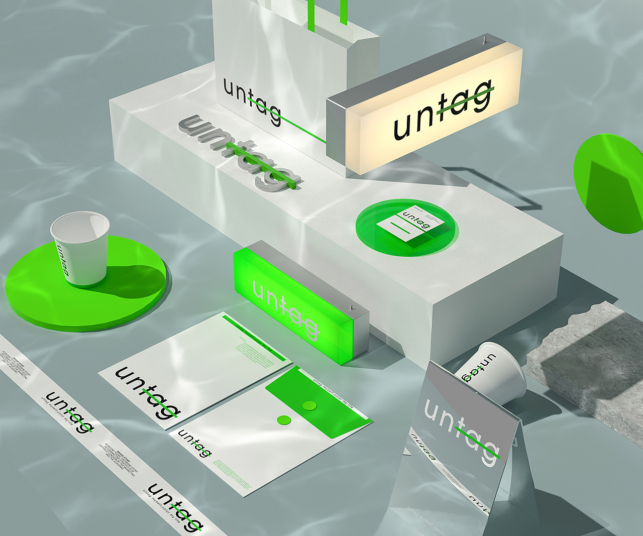 untag | 品牌形象与包装-Brand Identity & Packaging_陳冰-站酷ZCOOL