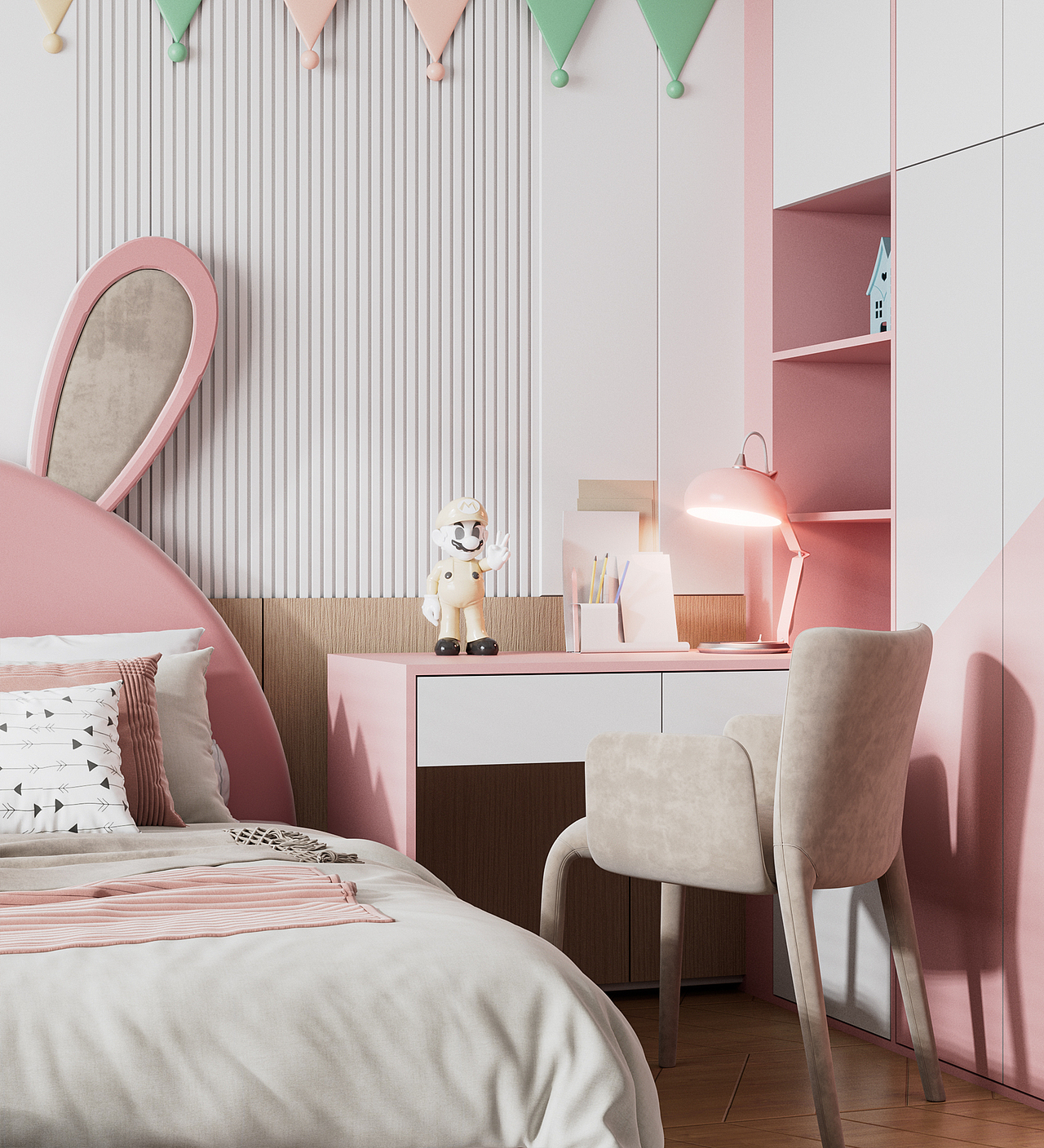 OC/RS-儿童房/室内渲染_天空飘了一朵云-站酷ZCOOL