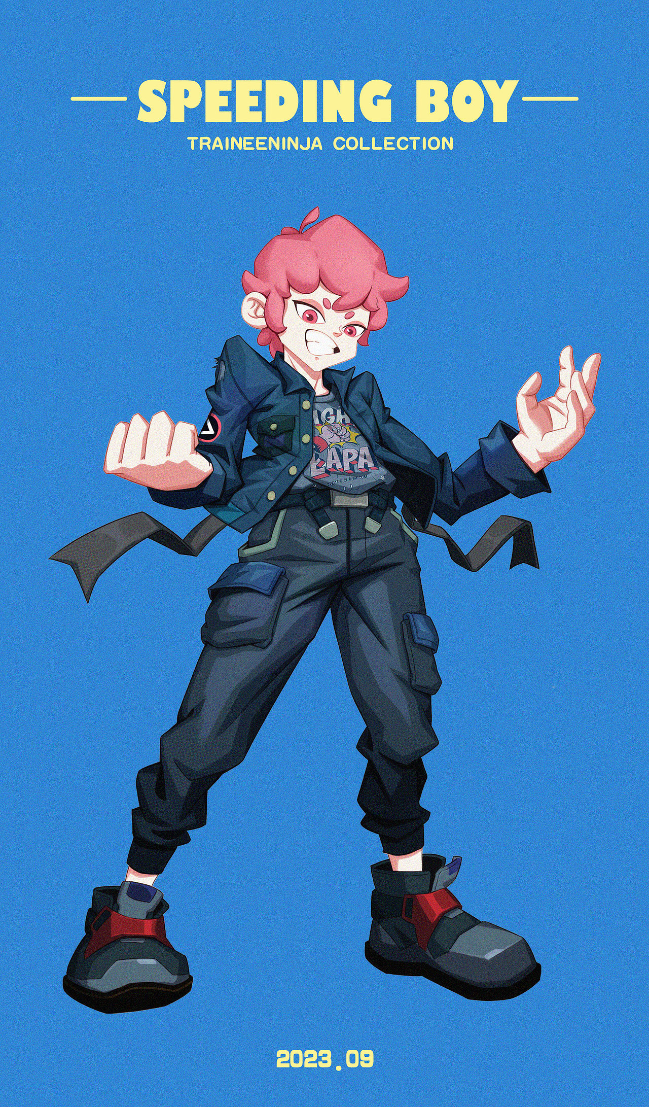 《无廿》/潮玩插画_木头Tim-站酷ZCOOL