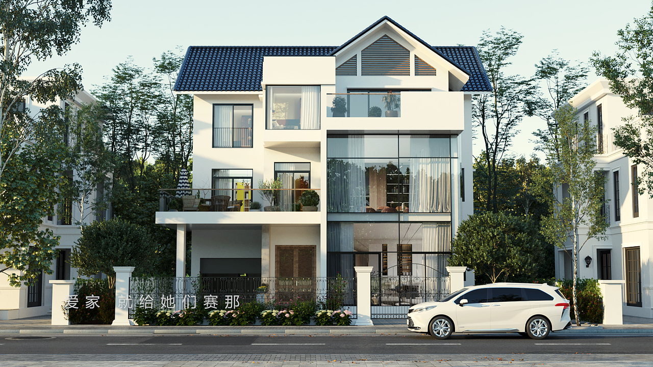 赛那原厂胡桃木地板，诠释美好生活，创造移动的 家_Linyong3d-站酷ZCOOL