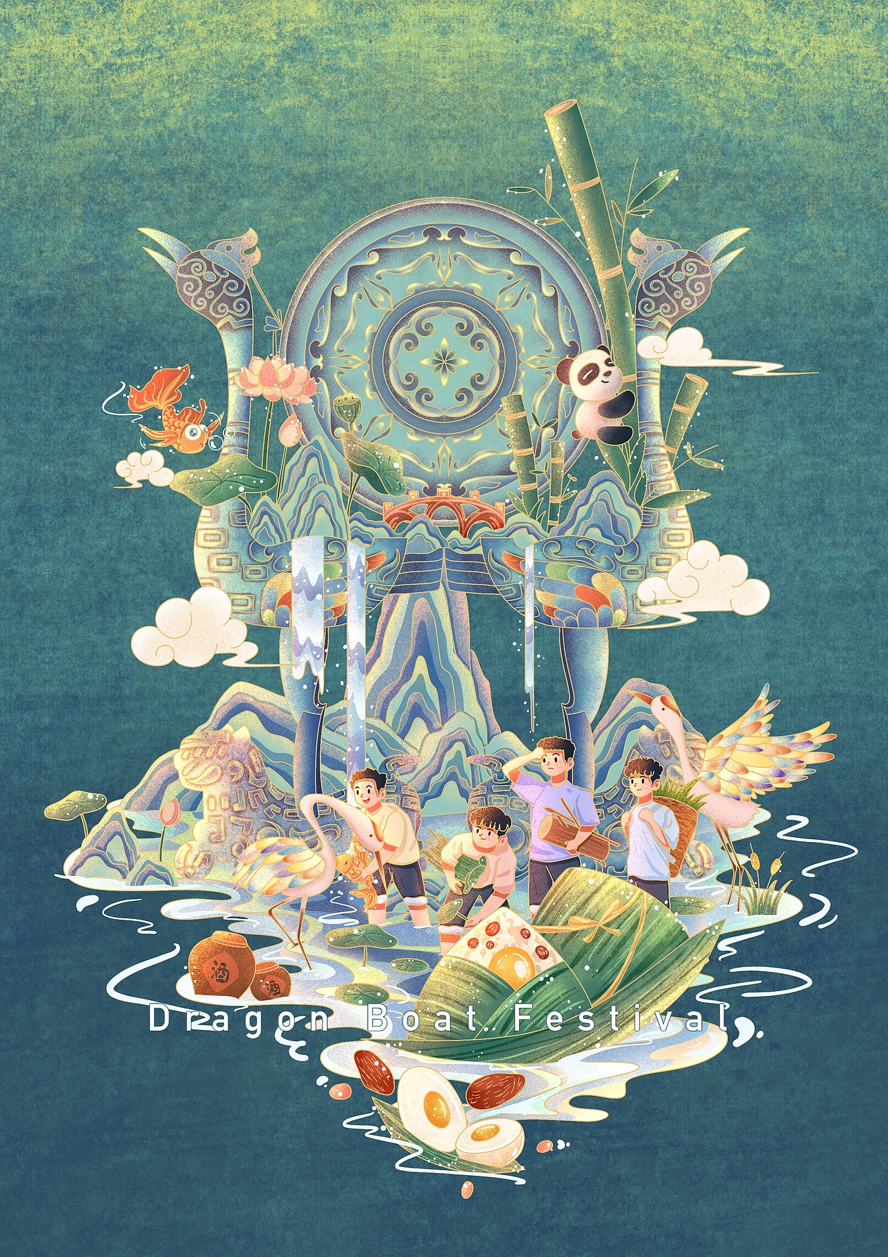 端午节插画_公爵duke-站酷ZCOOL