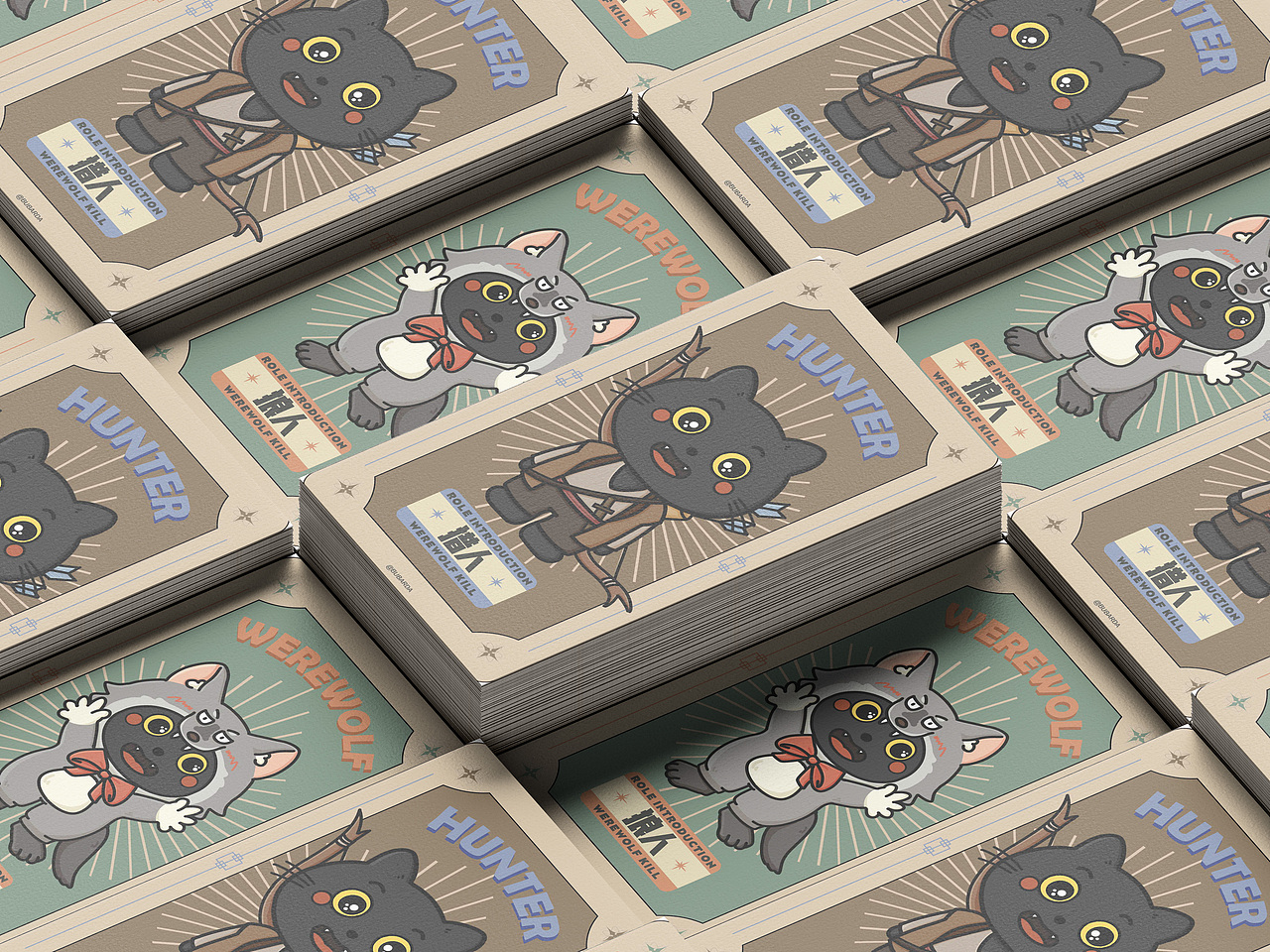 卡牌设计｜狼人杀卡牌设计_布吧嗒Bubarda-站酷ZCOOL