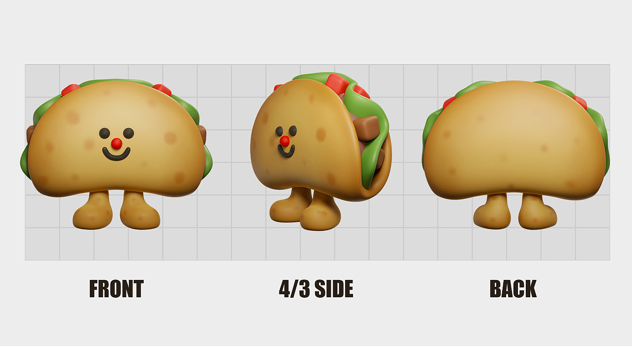 街头美食斗士｜潮玩IP形象_猫柴LUKE-站酷ZCOOL