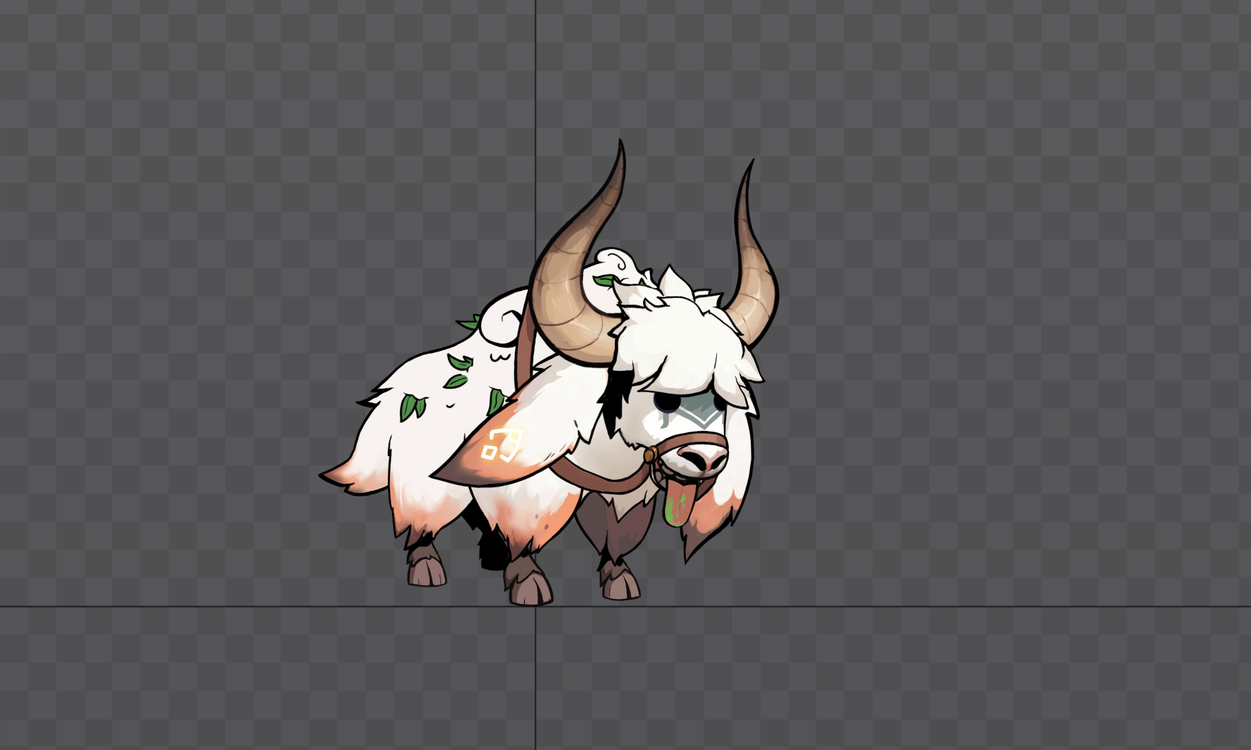 spine角色动画（牦牛）_耳东月生sw-站酷ZCOOL