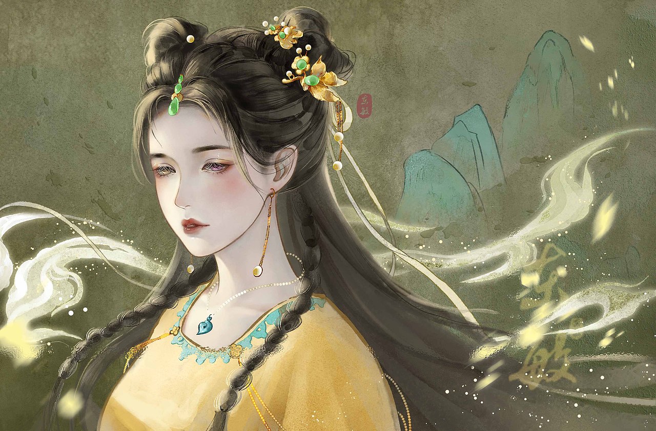 古风头像插图_东敏DM-站酷ZCOOL