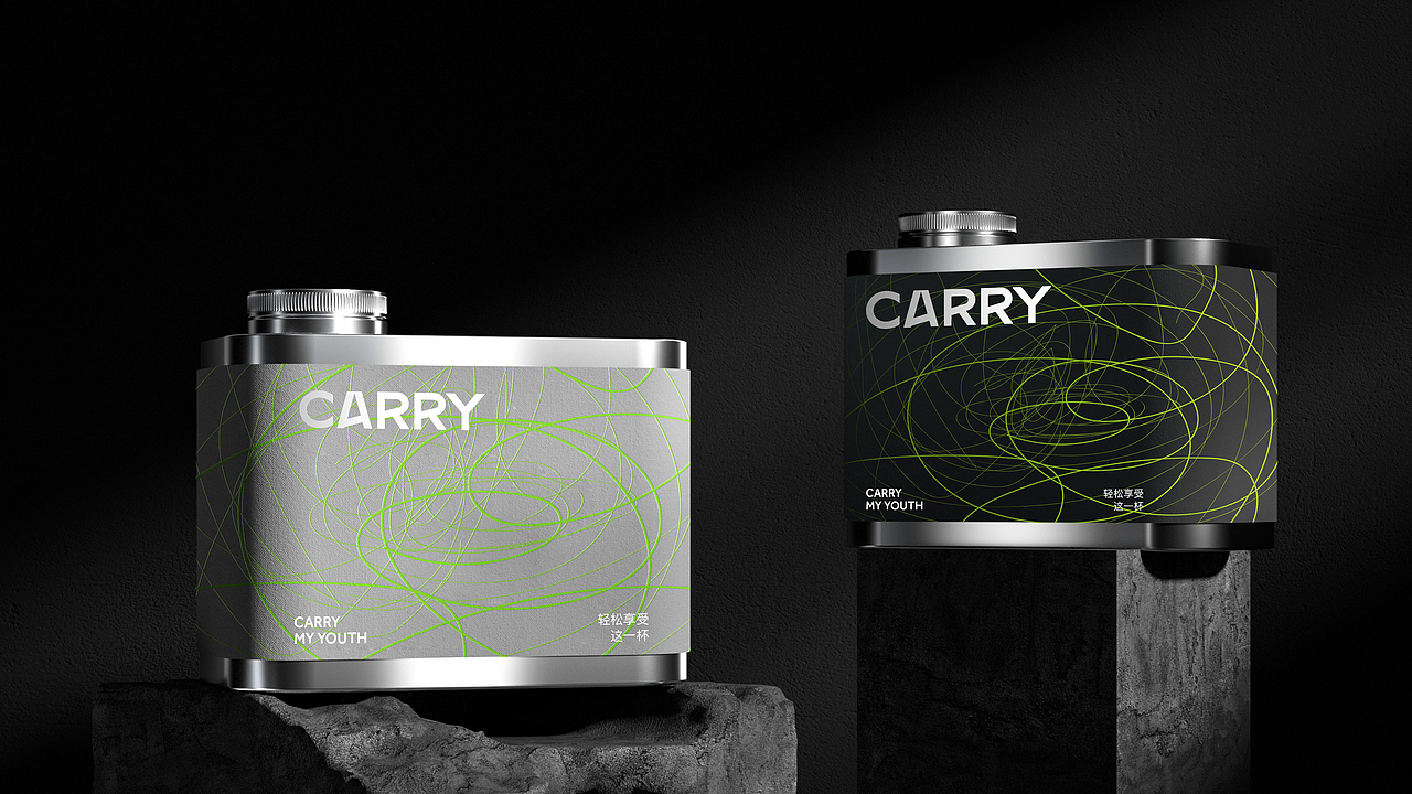 轻咖啡品牌设计 | 咖里轻享，年轻自有我carry_记号猫品牌咨询-站酷ZCOOL