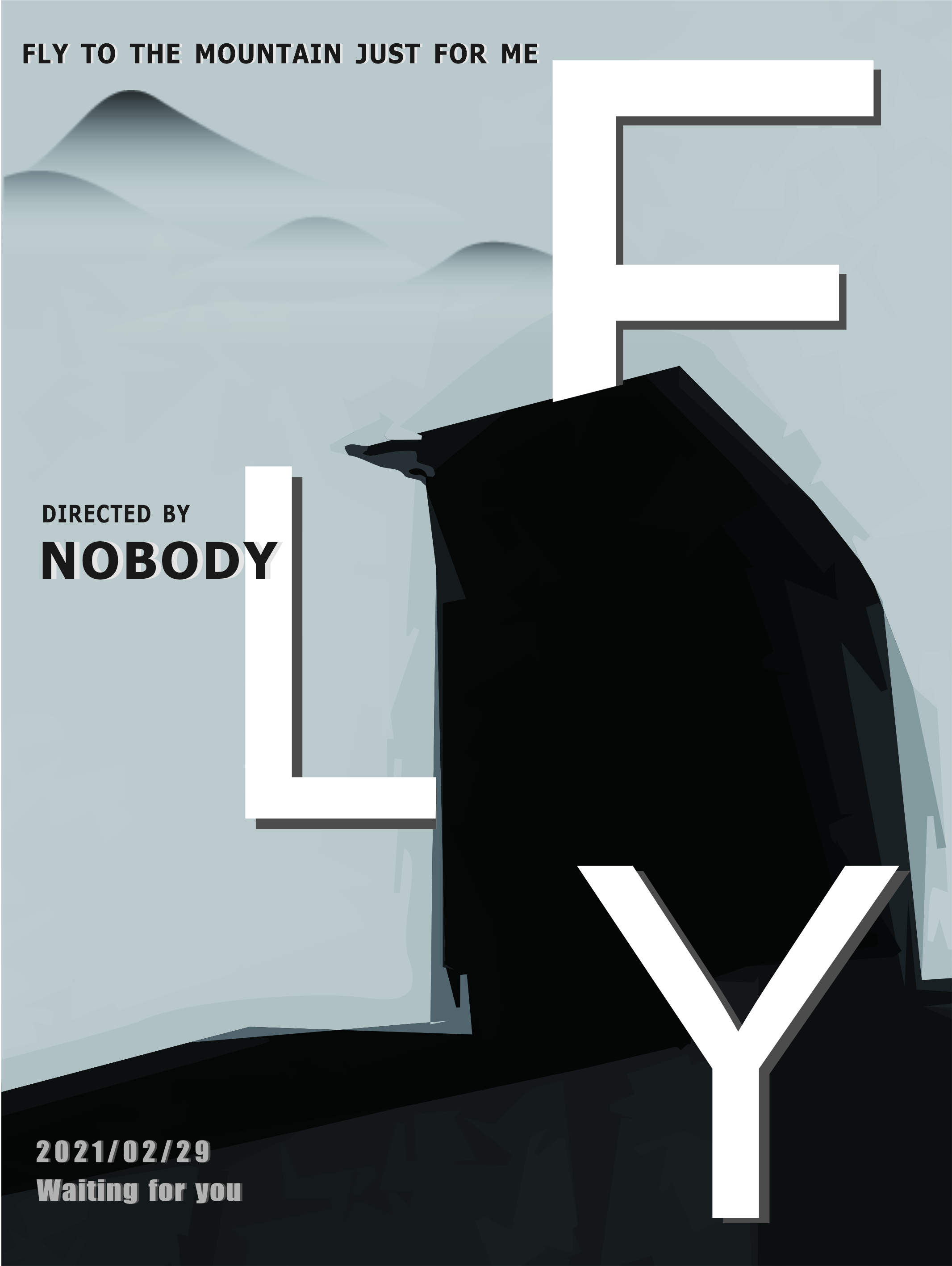 电影海报《FLY》（自用）_Muweier-站酷ZCOOL