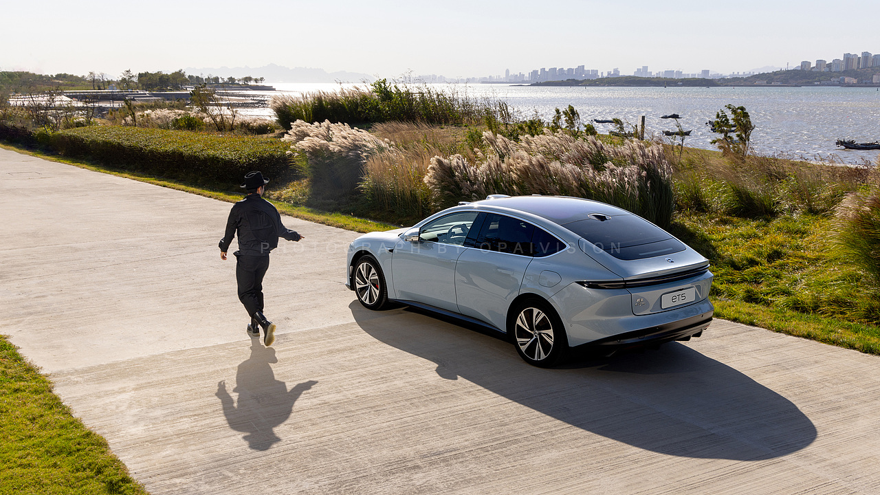 汽车摄影 | 『蔚来汽车NIO AUTO』ET5·青岛_仙人海视觉-站酷ZCOOL