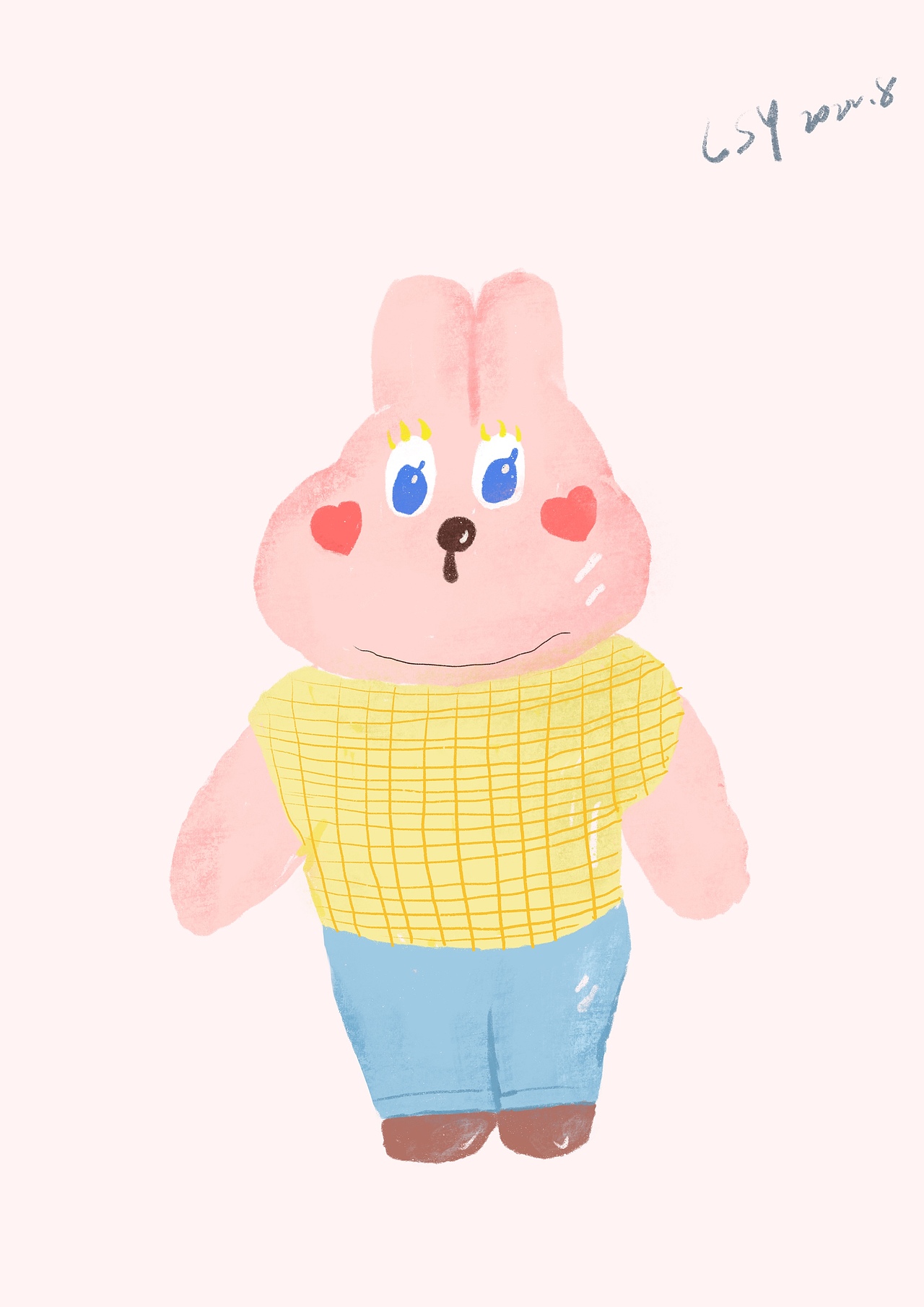 Day01胖胖兔_柿子文创设计-站酷ZCOOL