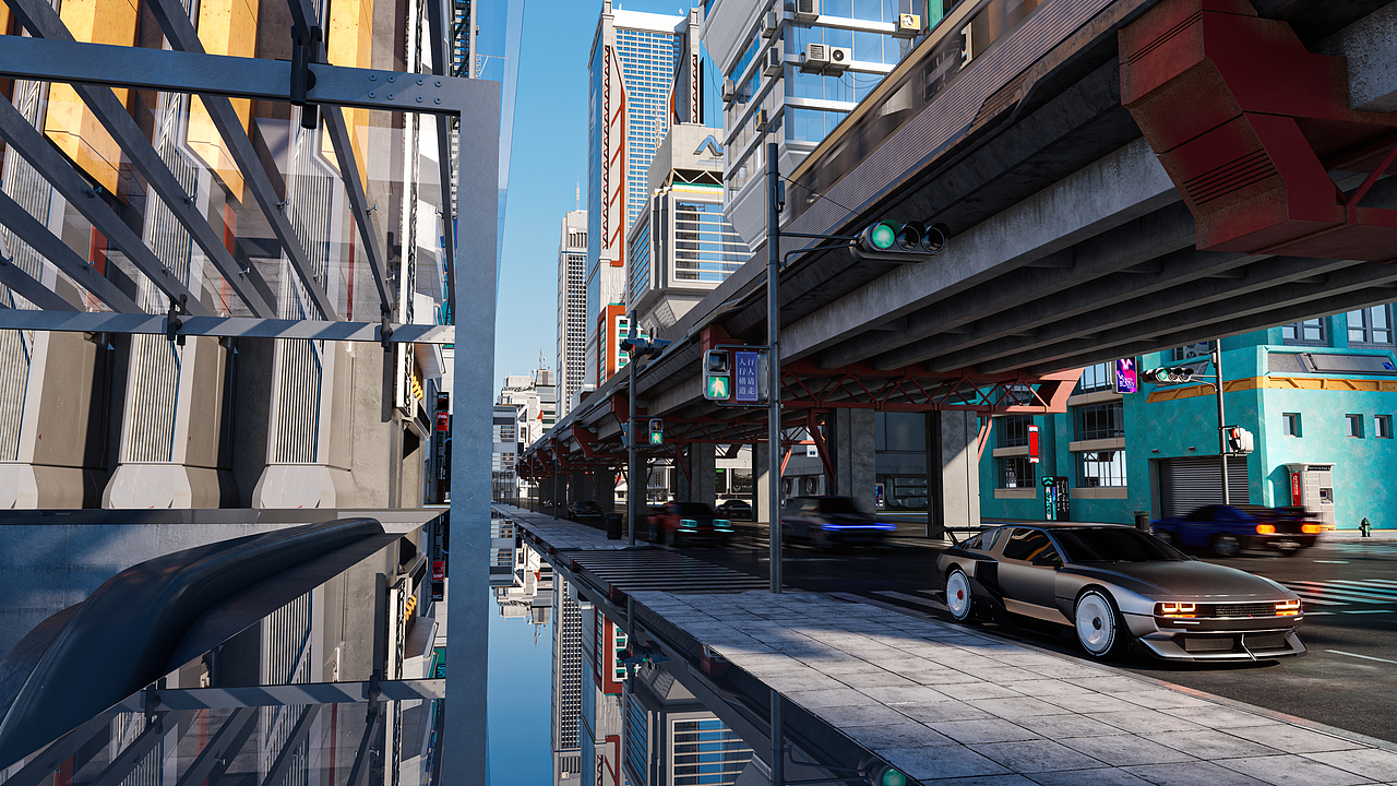 街景城市_easy寰-站酷ZCOOL