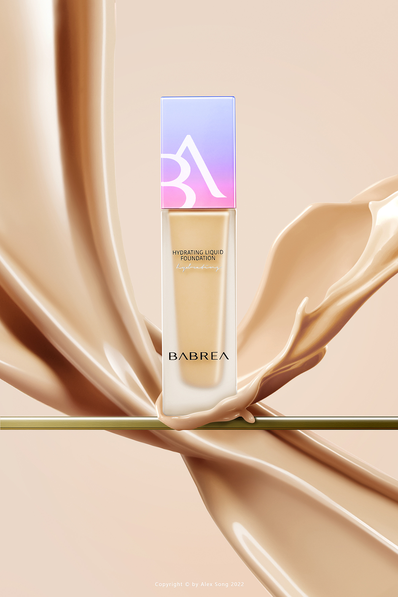 KISMILE|BABREA粉底液_AlexSong宋禹铖-站酷ZCOOL