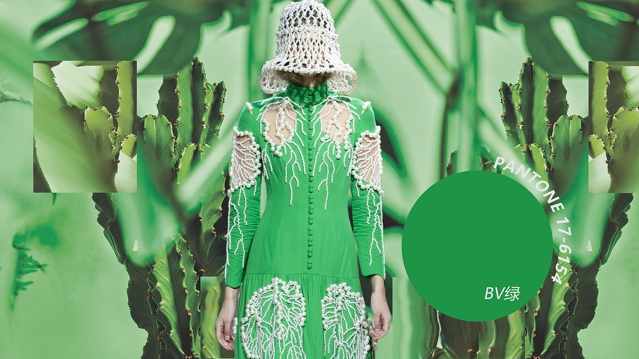 2023春夏女装色彩趋势：BV绿_广州服装设计师-站酷ZCOOL