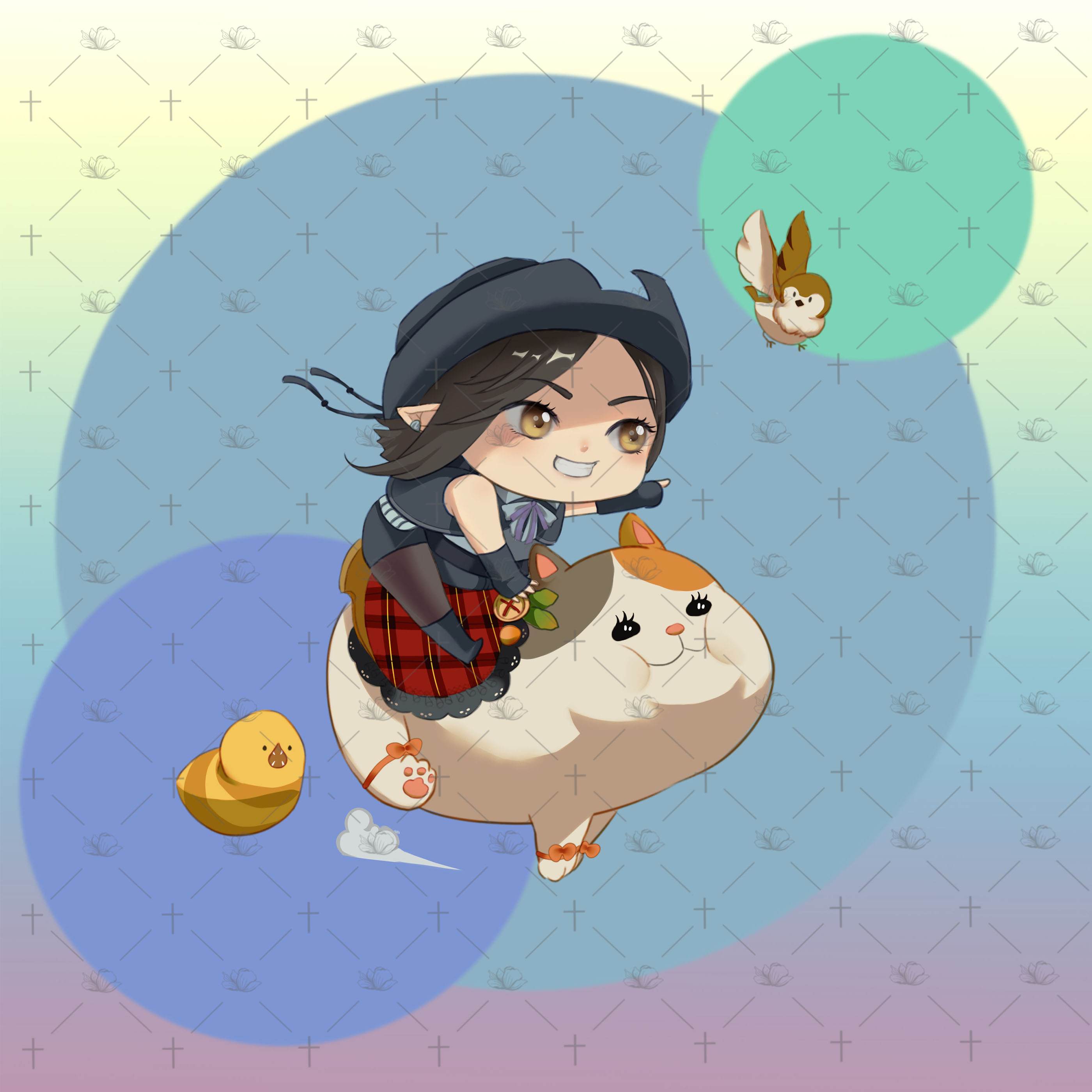 【委托】两个Q头_VVVVYA薇雅-站酷ZCOOL