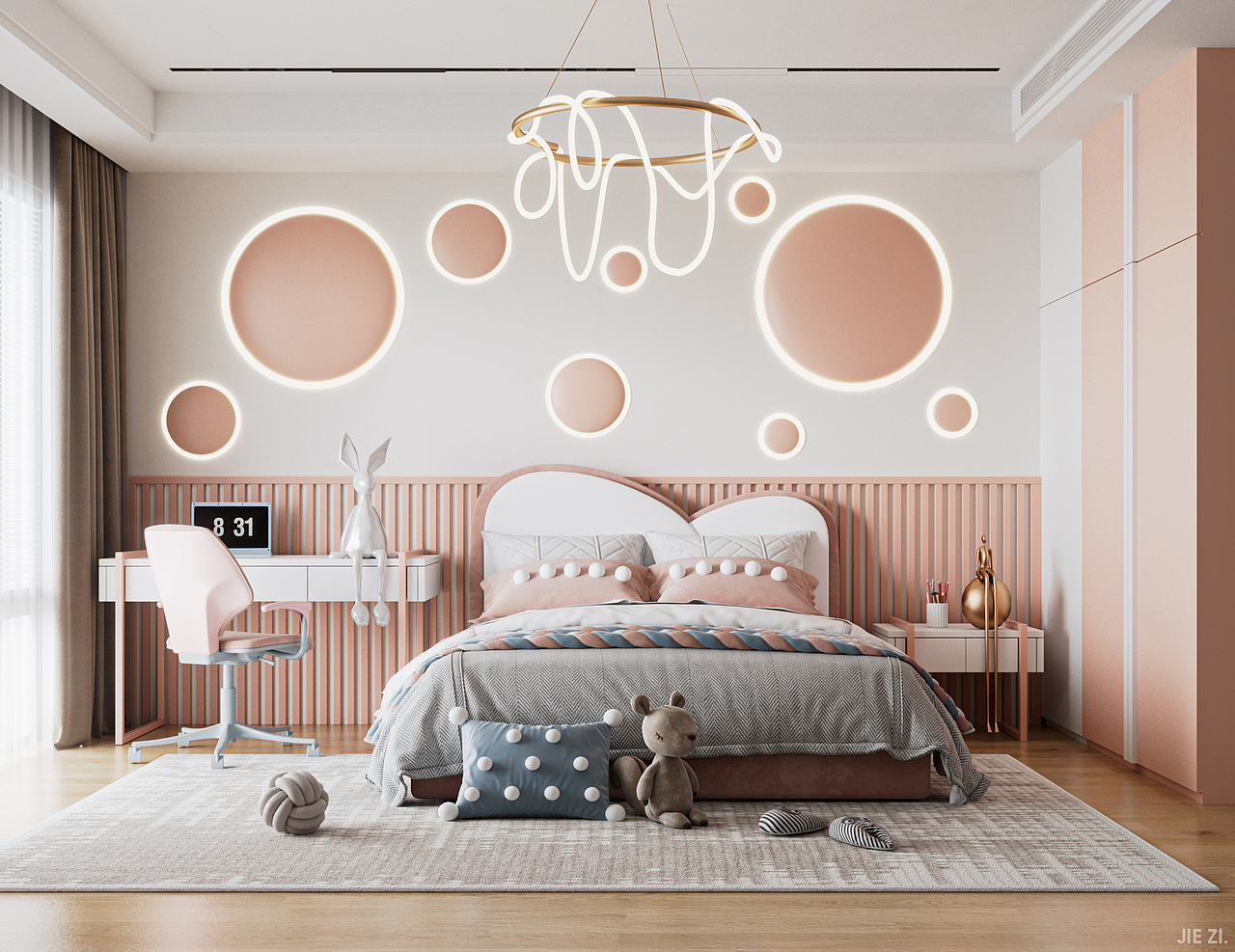 OC/RS-儿童房/室内渲染_天空飘了一朵云-站酷ZCOOL