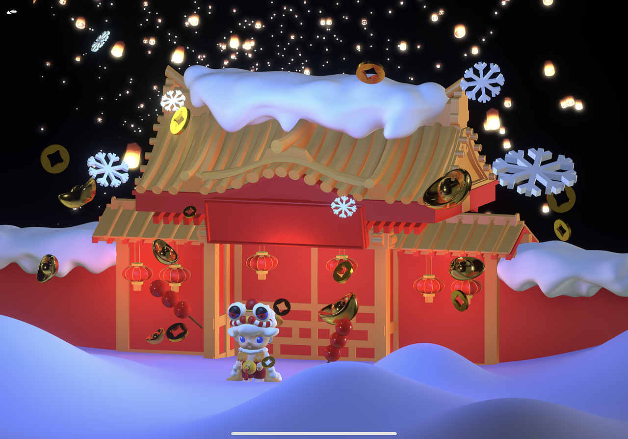 DIMOO 3D IP模型及场景设计_SunKeQin2000-站酷ZCOOL