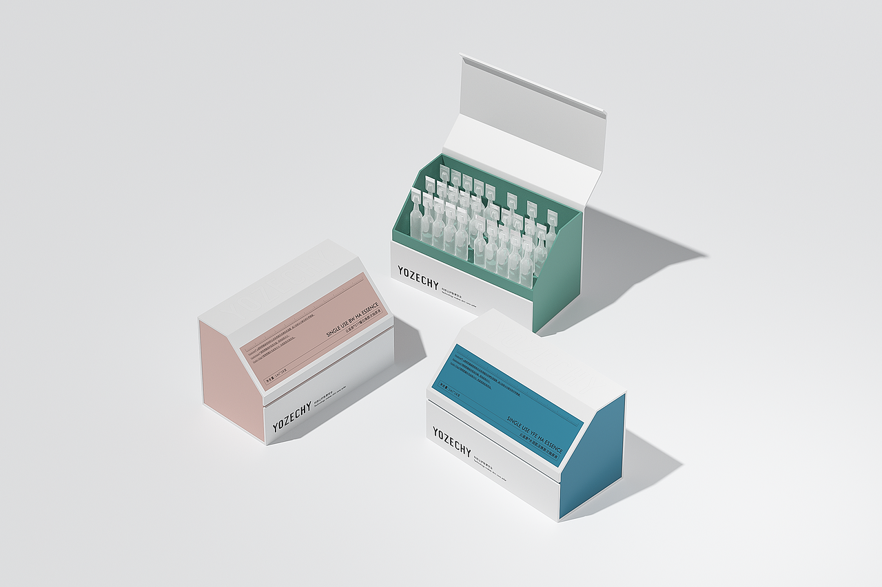 YOZECHY原液系列包装_AOX凹形-站酷ZCOOL