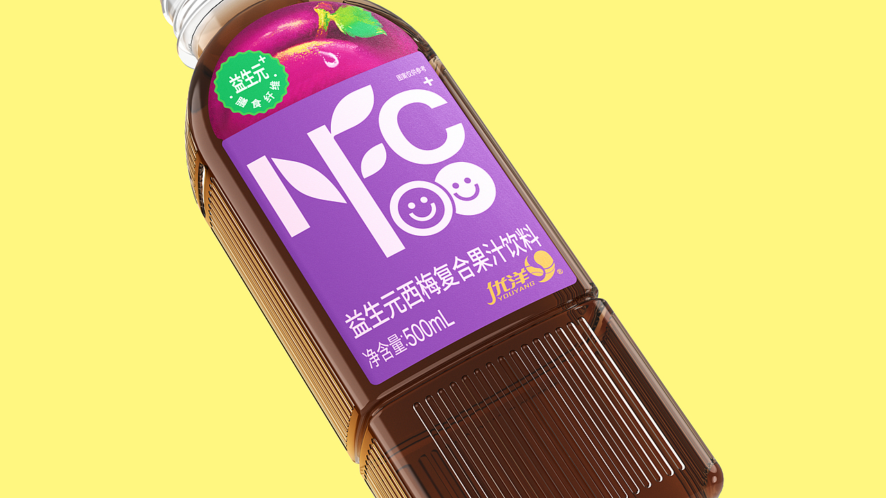 原创丨MEWE美威&优洋 NFC果汁包装设计 西梅汁包装 _美威策略-站酷ZCOOL