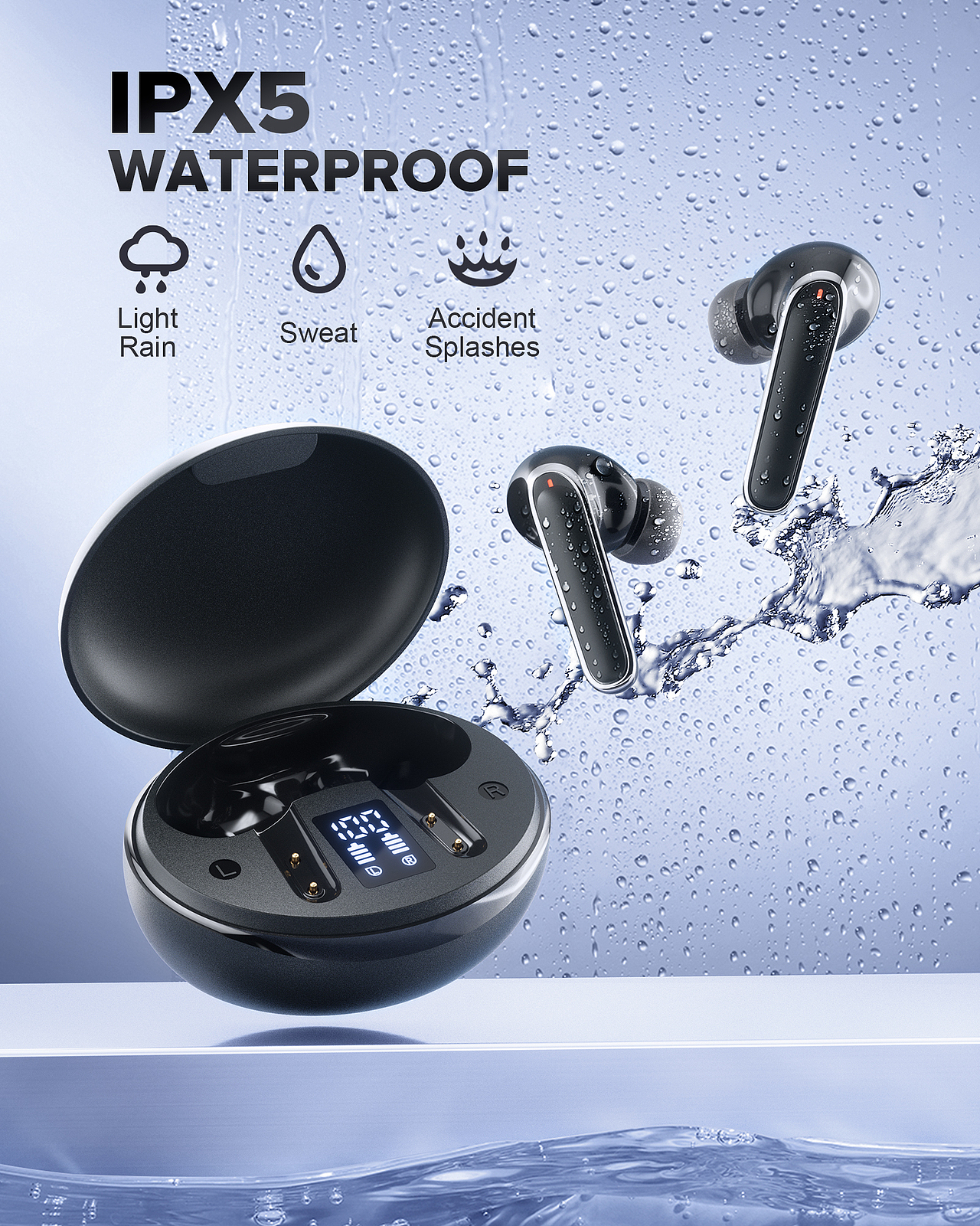 亚马逊电商详情页 无线耳机套图X4_树桩上行家-站酷ZCOOL