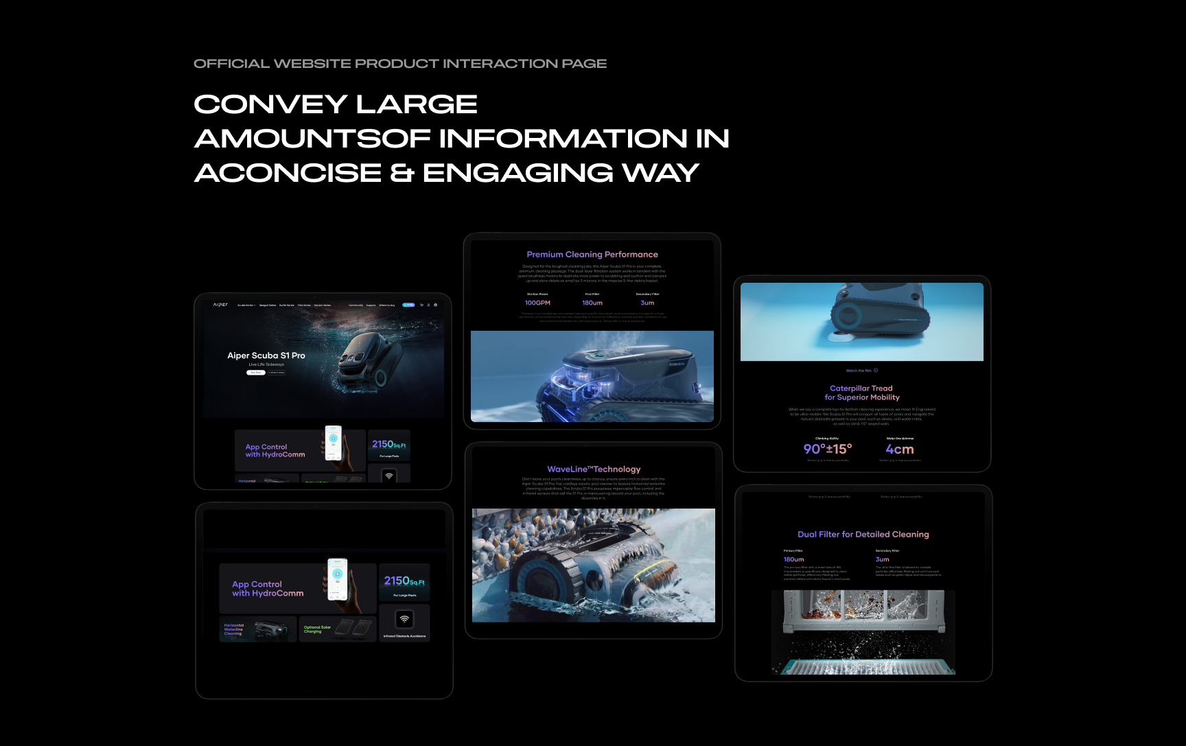 Aiper 官网/商城品牌视觉升级__Raymond-站酷ZCOOL