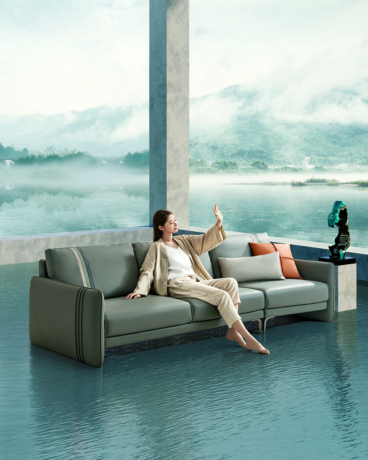 林氏木业KV广告后期合成_修图师jarry-站酷ZCOOL