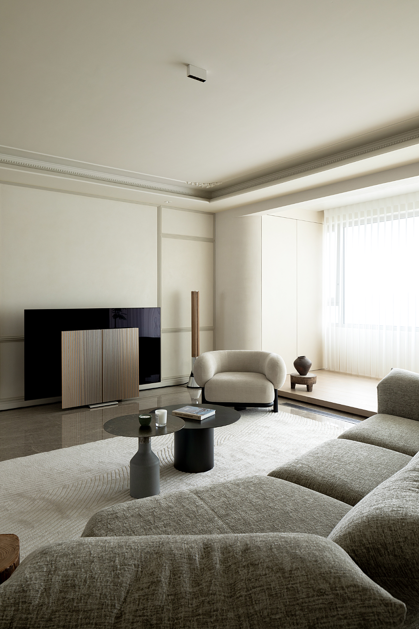 230㎡大平层，白色系空间太绝了！_峰光无限装饰-站酷ZCOOL