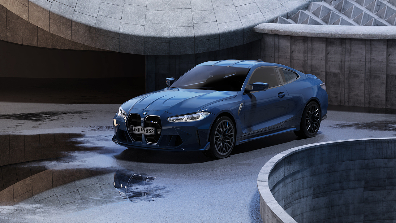 2021年BMW M4-CGI_怪诞猫Rendercat-站酷ZCOOL