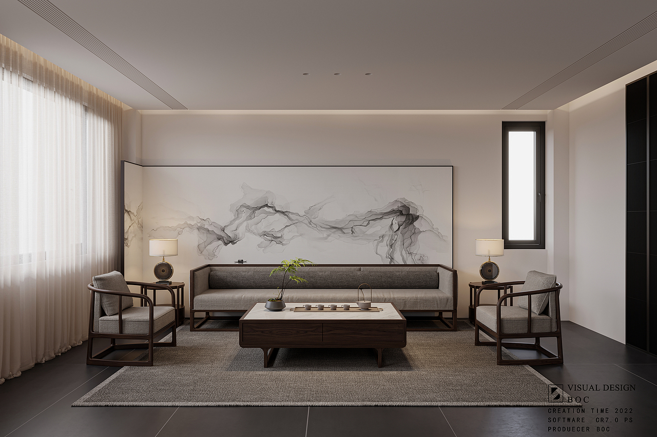 新中式会所套间_BOCDS-站酷ZCOOL